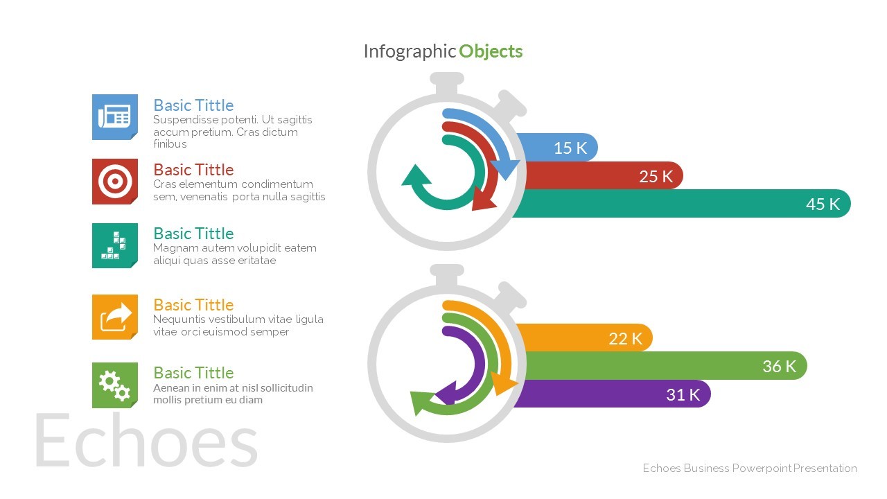 Echoes Powerpoint by jeancgv | GraphicRiver